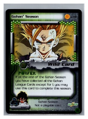 1x DBZ CCG GOHAN SEASON L1-0 HOLO FOIL LEAGUE PROMO DRAGON BALL Z ...