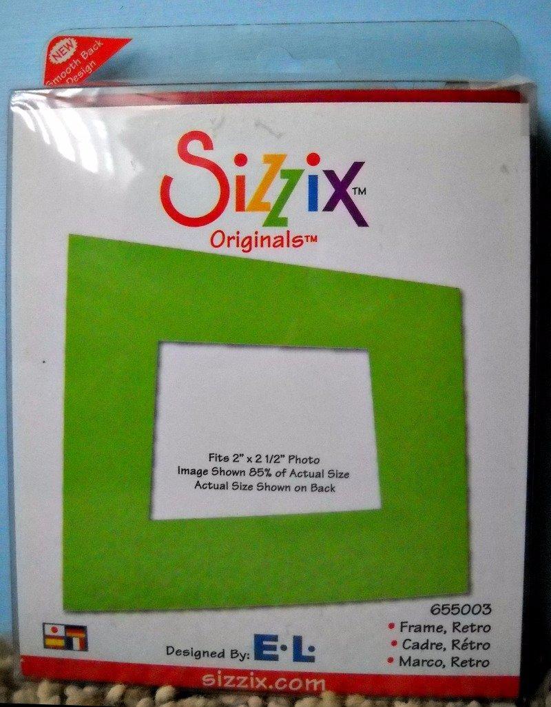 Sizzix Original Large Red "Retro Frame" Scrapbooking Die 655003 w Case ...