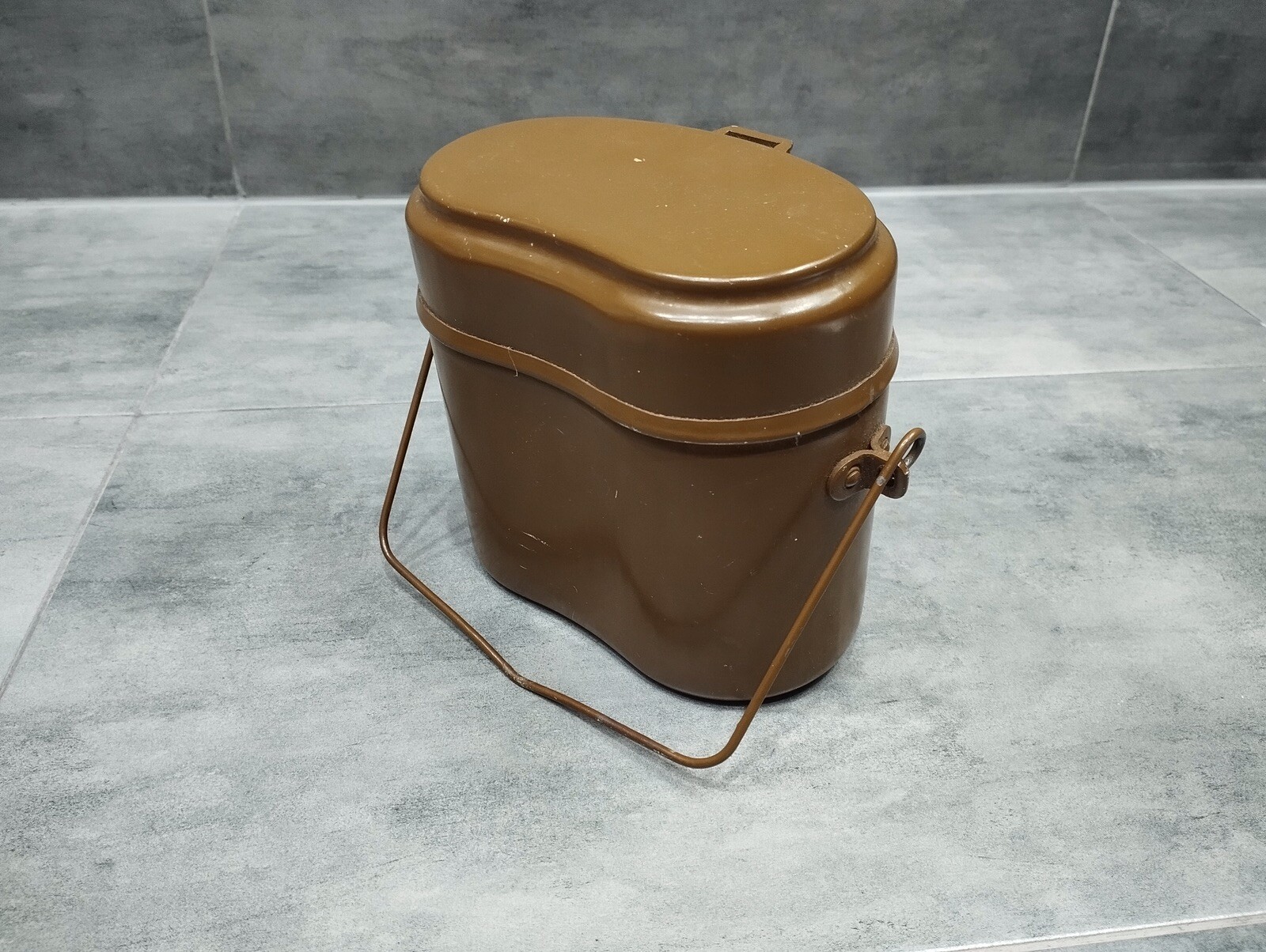 Vintage Military Bowler Pot Soviet Army Mess Tin Kit Aluminum Original ...