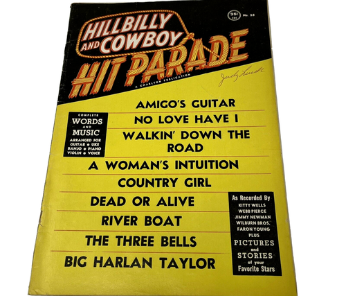 1960 Hillbilly And Cowboy Hit Parade Magazine Song Book Sheet Music | eBay