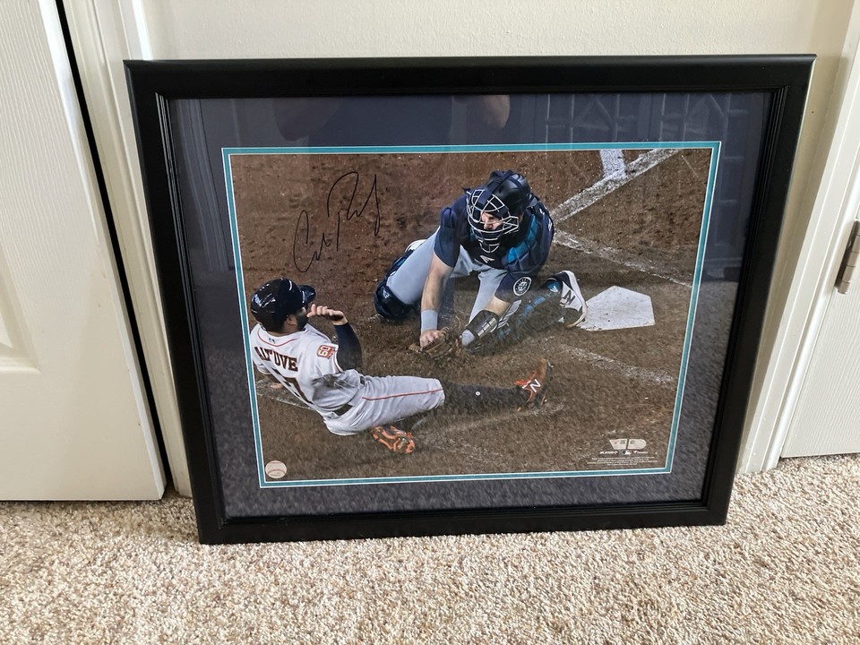Cal Raleigh Signed 16 X 22 Framed Picture MLB | eBay