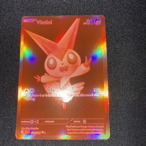 Pokémon TCG: Black Bolt White Flare - RED Victini BWR 171/086 - English ...