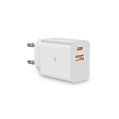 Ksix Network Charger, 30W, Ultra-Fast Charging, Power Delivery, USB-C ...