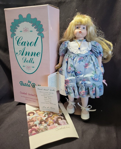 8" September Birthstone Porcelain Doll by Bette Ball / Goebel / Carol ...