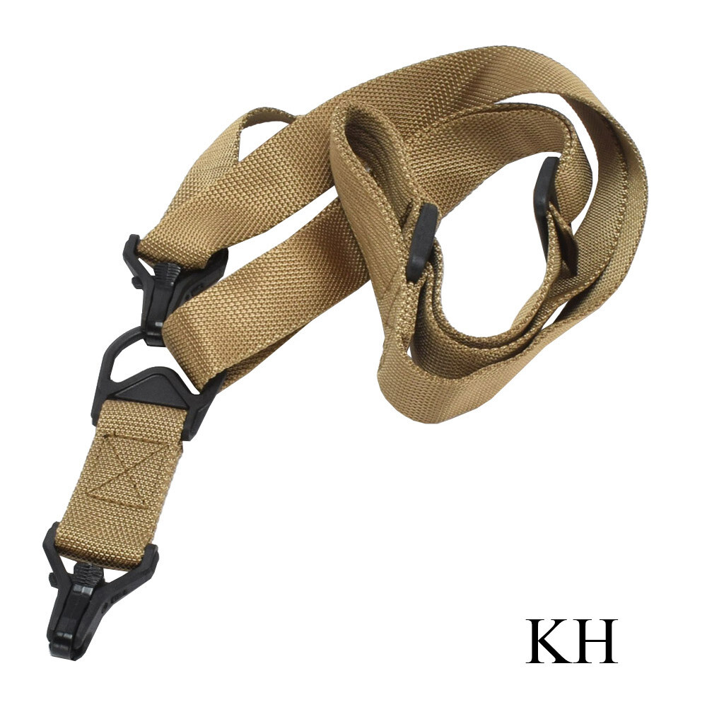 Tactical 2 Point Adjustable Shoulder Strap Gun Sling Rifle Nylon Belt ...