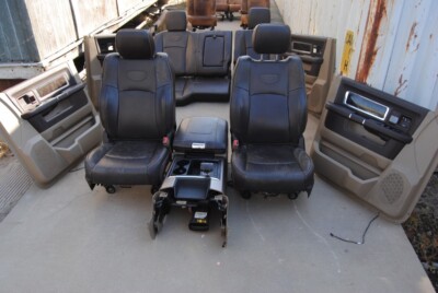 2012 Ram Longhorn Seats Leather Electric Front Rear Console Shifter ...
