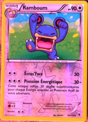 carte Pokémon 84/119 Ramboum 90 PV - REVERSE XY04 Vigueur spectrale ...