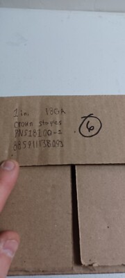 Lot (6) PORTER-CABLE PNS18100-1 1-Inch 18 Gauge Narrow Crown Staple ...