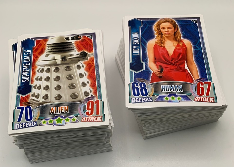 Topps Dr Doctor Who Alien Attax FIRST SERIES Cards Complete Common Base ...