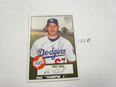 2007 Topps Rookie Eric Hull Autographed Baseball Card | eBay