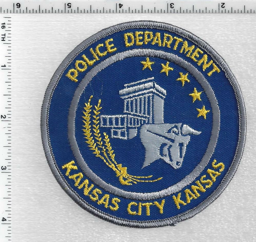 Kansas City Police (Kansas) 3rd Issue Left Facing Shoulder Patch | eBay