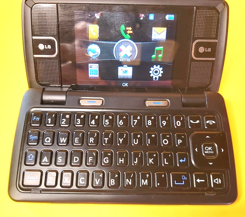 🔥RECREATIONAL USE ONLY🔥 LG KEYBO 9100 VX9100 CDMA FLIP QWERTY RARE CELL ...