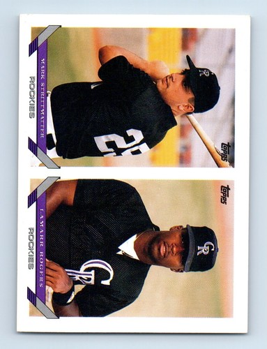 1993 Topps - Future Stars of the Colorado Rockies Lamarr Rogers, Mark ...