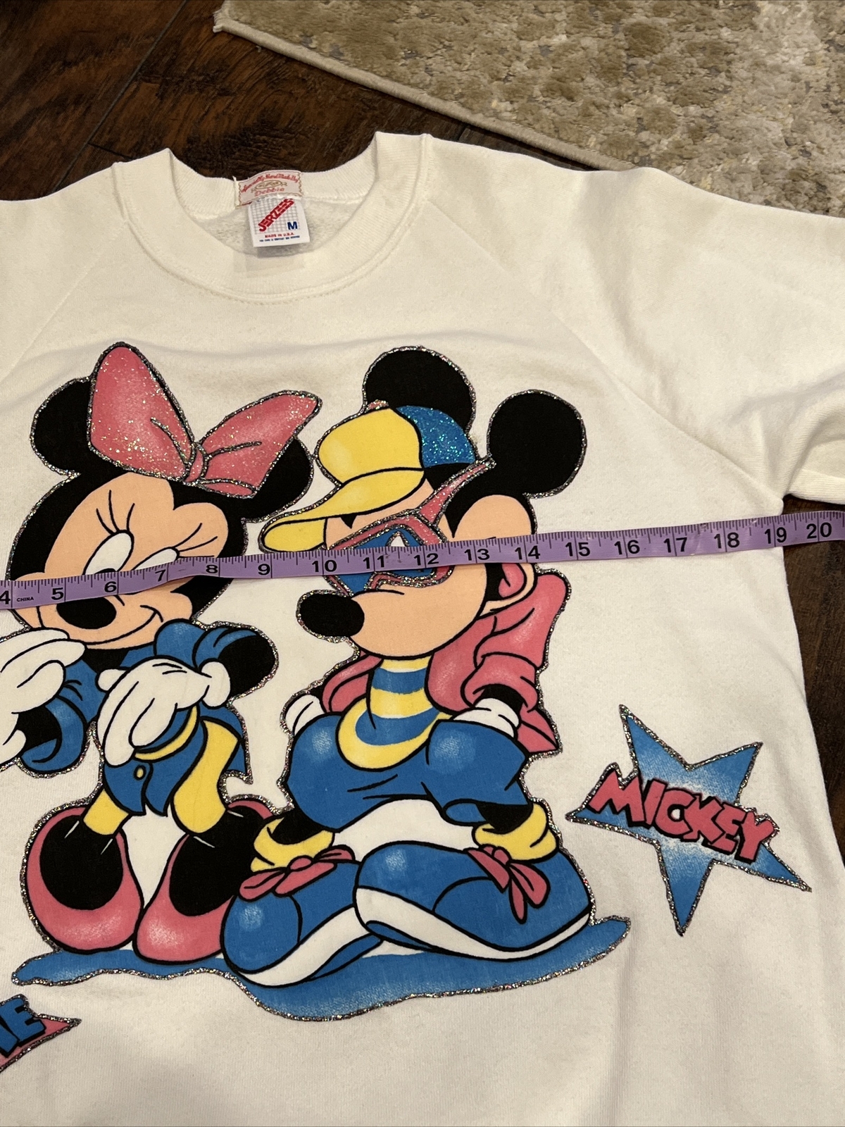 Vintage Disney BOOTLEG MICKEY MINNIE Crewneck Sweatsh… - Gem