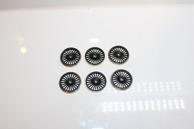 4mm Romford Loco Driving Wheels 6 x 26mm 22 Spoke 2 Flangeless - Please ...