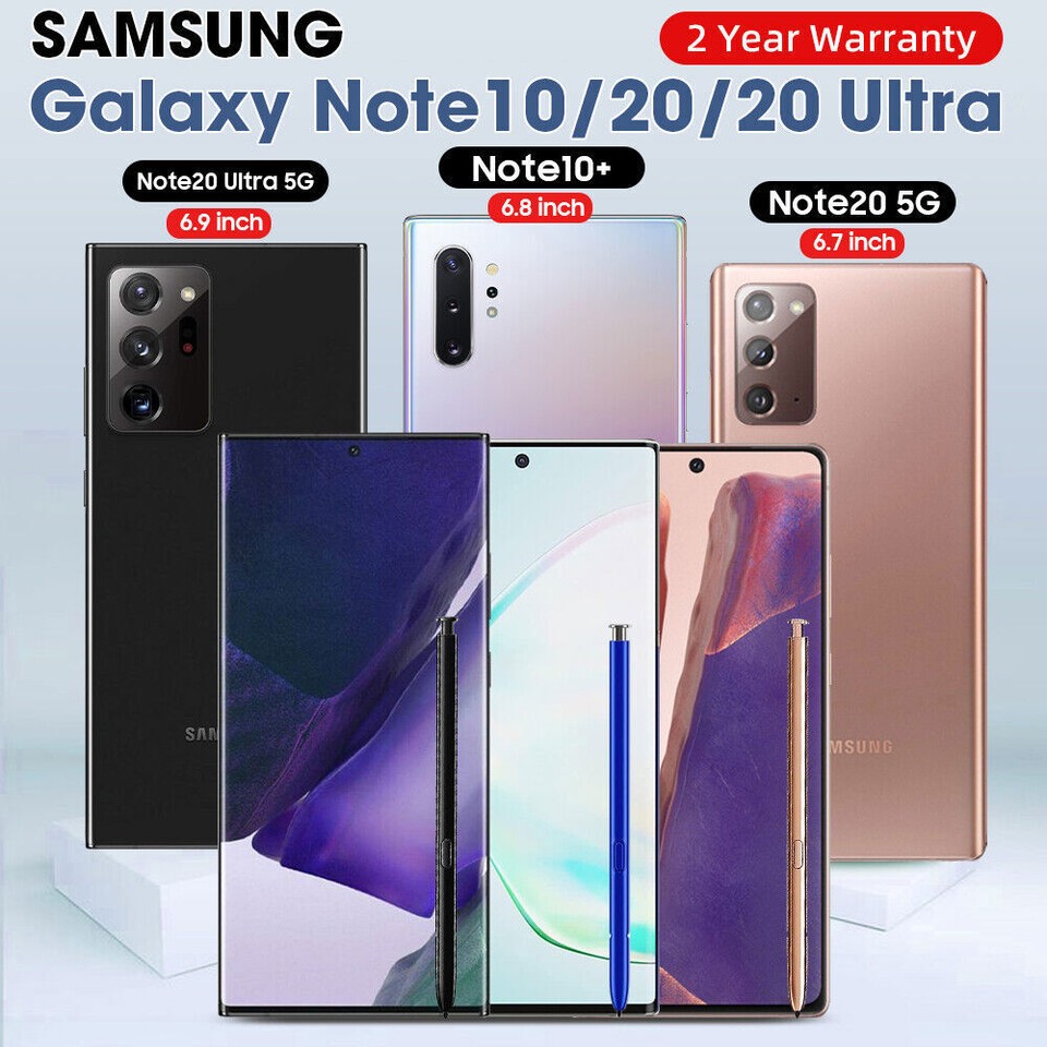 New Samsung Galaxy Note 20 Ultra 5G/Note 10+ Plus/512GB/256GB FACTORY ...