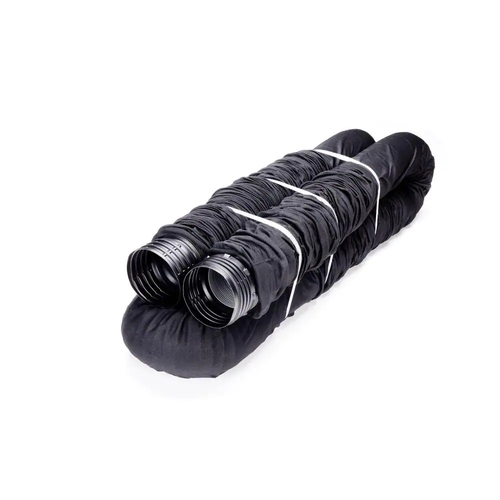 4" x 50' Perforated Drain Pipe with Sock - Efficient Drainage Solution ...