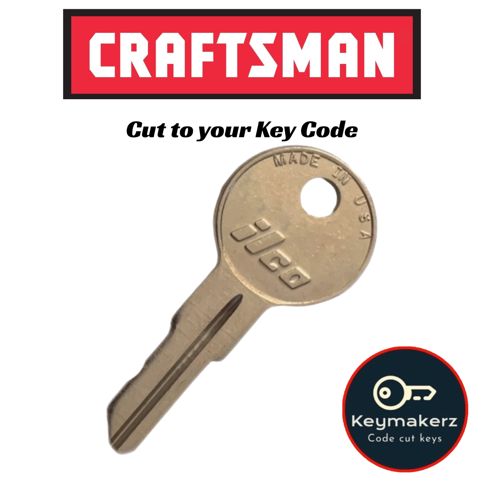 Craftsman Toolbox Keys Replacement Spare key Cut to Your Key Code 01-99 ...