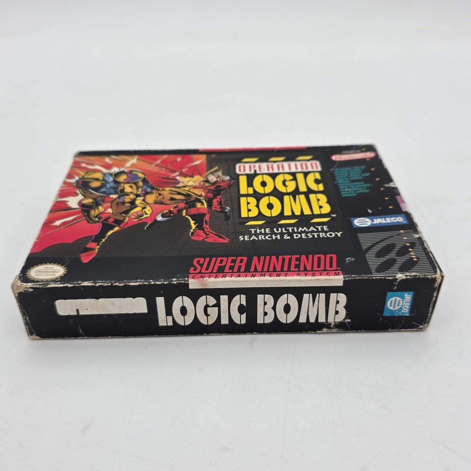 Operation Logic Bomb (Super Nintendo SNES, 1993) | eBay