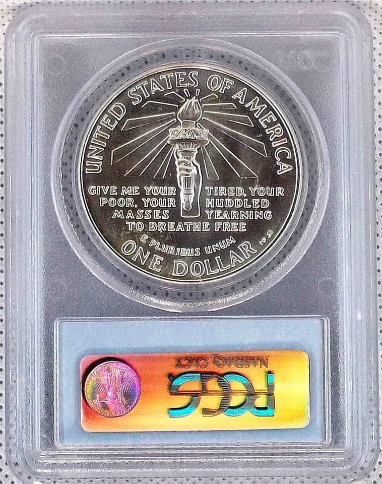 1986-P Statue of Liberty Commemorative Silver Dollar PCGS MS 70 0503 | eBay