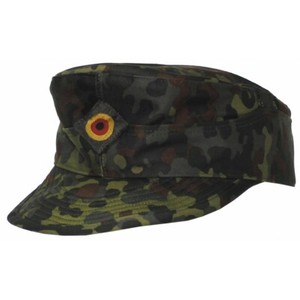 Genuine German Army Issued BUNDESWEHR Flecktarn Camo Field Cap UNUSED ...