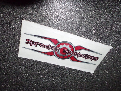 1 NEW SPROCKET SPECIALISTS ATV MX STICKER DECAL HONDA TRX 250R 450R LTR ...