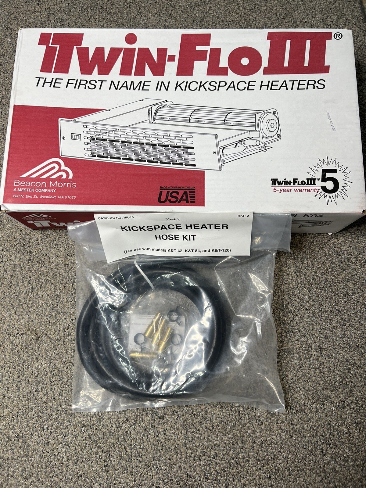 Beacon Morris Twin-Flo III K84 Hydronic Kickspace Heater 72 CFM 8,400 ...