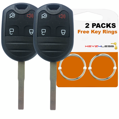 2 For Ford Fiesta 15 2016 2017 2018 2019 Remote Key Fob 4B CWTWB1U793 ...