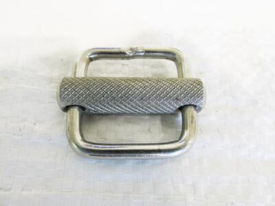 Stainless Steel Webbing Slide Buckle 50MM (Knurled Bar Strap Fastener ...