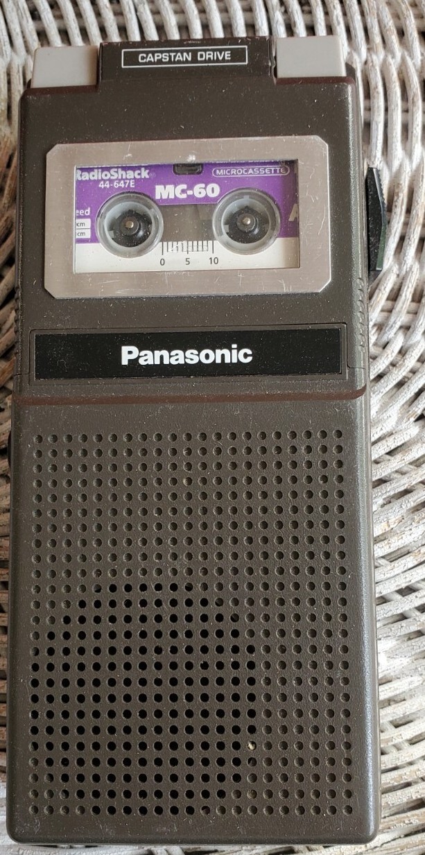 Vtg Panasonic Microcassette Recorder Model RN-163 Parts Only Made in ...