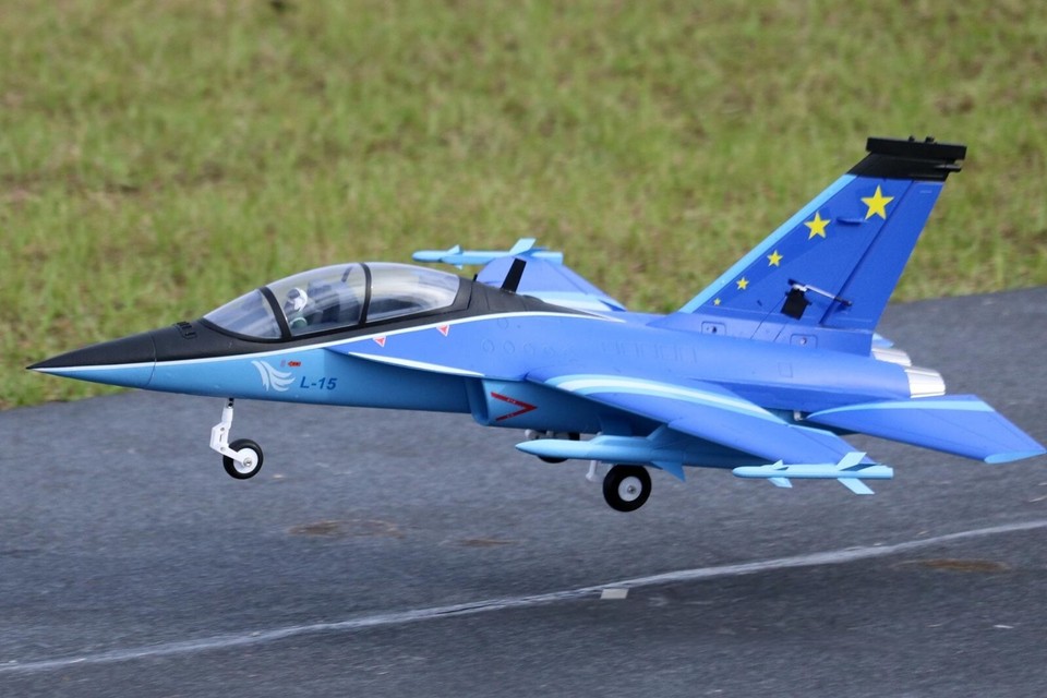 RC Airplane Aircraft Fighter Freewing L15 JL-10 Falcon 4S 64mm EDF Jet ...