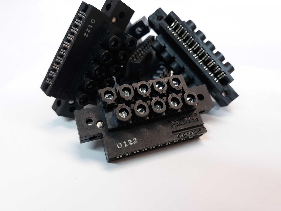 Buchanan PCB3D20S 10-Pin Card Edge Terminal Block Lot of 5 | eBay