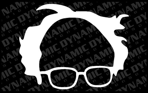 Large Bernie Sanders 2020 glasses sticker president democrat vinyl ...