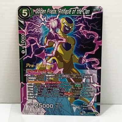 Golden Frieza, Pinnacle Of The Clan Pre-Release BT13-076 Foil Dragon Ball Super | eBay Australia