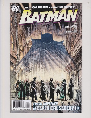 BATMAN #686 DC 2009 NEIL GAIMAN &ANDY KUBERT 1ST PRINT WHATEVER ...