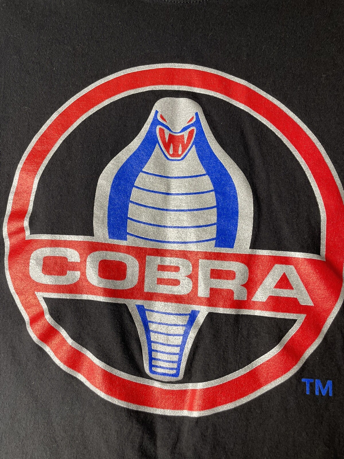 Shelby Cobra Snake Head Logo Men's T-Shirt Carroll Am… - Gem