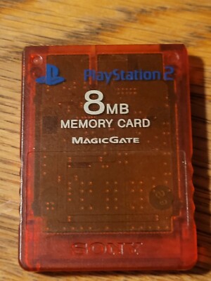 Official OEM Sony Playstation 2 PS2 Memory Card 8MB Magic Gate Nyko ...