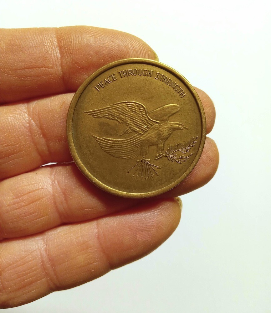 American Security Council - Peace Through Strength Coin | eBay