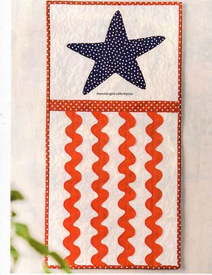One Star Banner Quilt Pattern Pieced/Applique GG | eBay