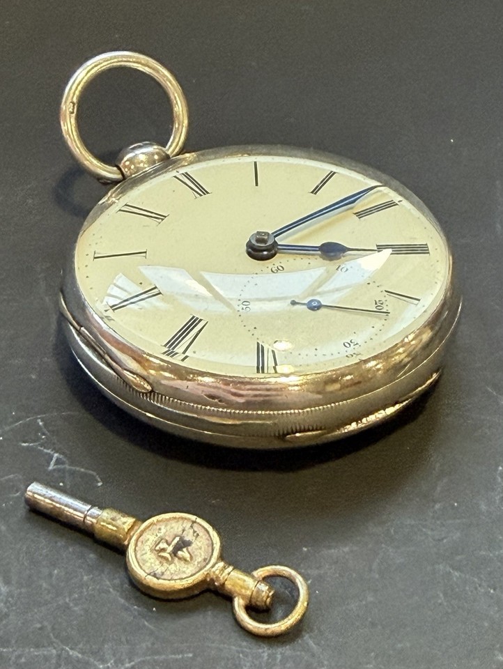 FINE 19th CENTURY SILVER POCKET WATCH BY THOMAS BOTT & Co LIVERPOOL c ...
