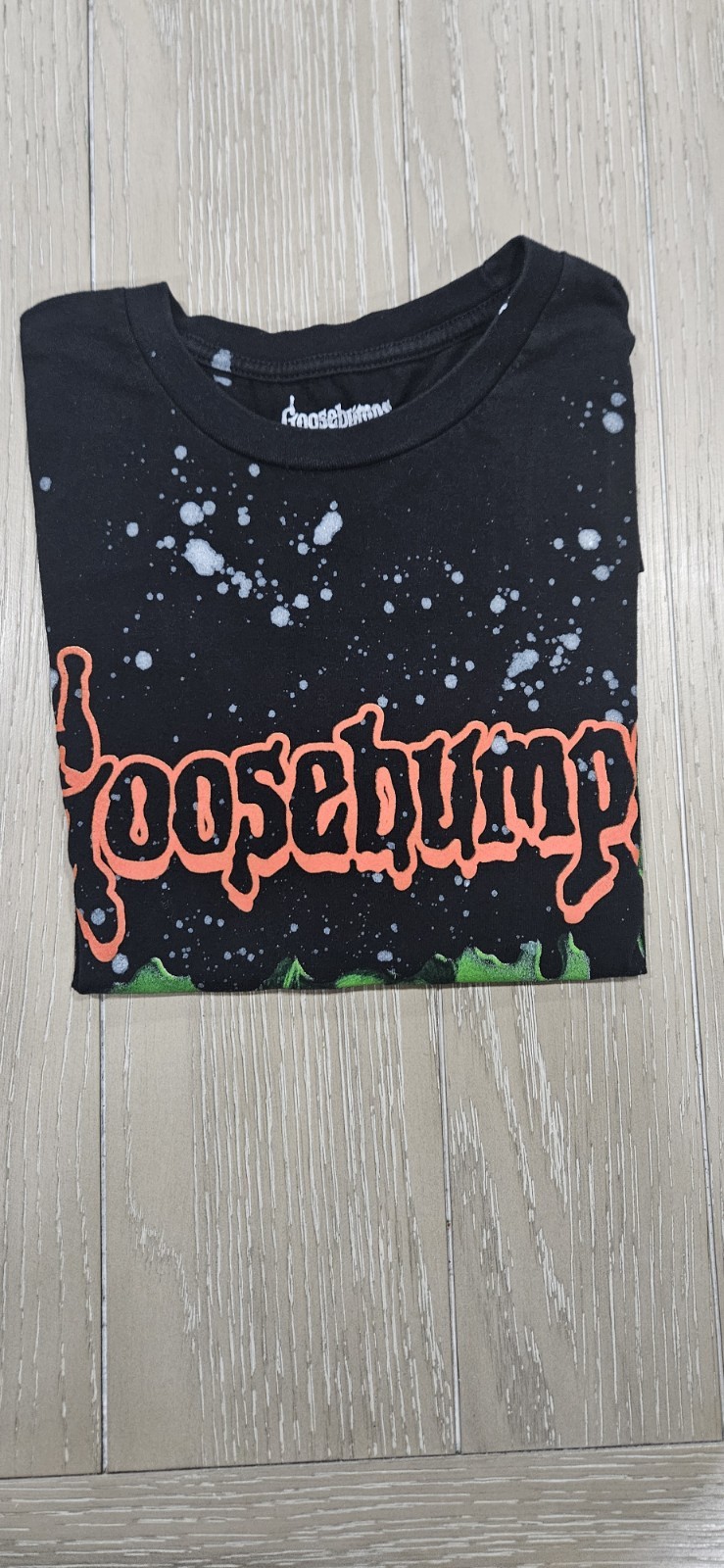 Official Goosebumps Black White Splatter , Haunted Ma… - Gem