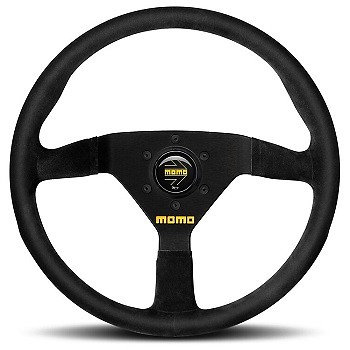 Momo MOD. 78 Track Steering Wheel Black Suede 320mm | eBay UK