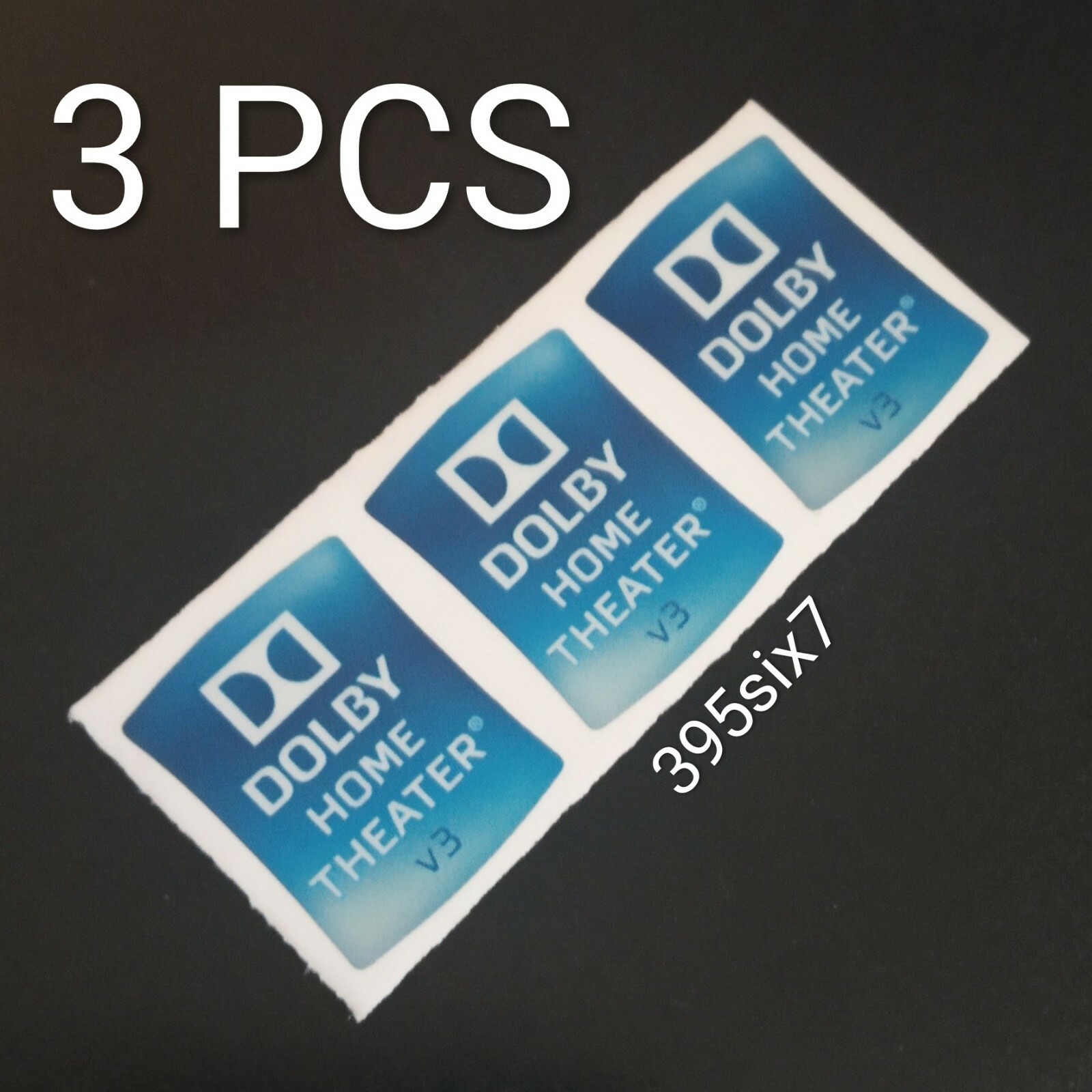 3x DOLBY HOME THEATER V3 Sticker 14.5mm x 18.5mm | eBay