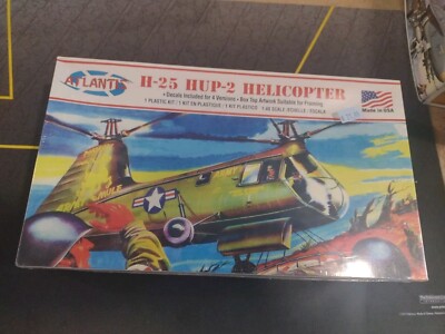 NAVY H-25 HUP-2 MULE HELICOPTER ATLANTIS 1:48 SCALE PLASTIC MODEL ...