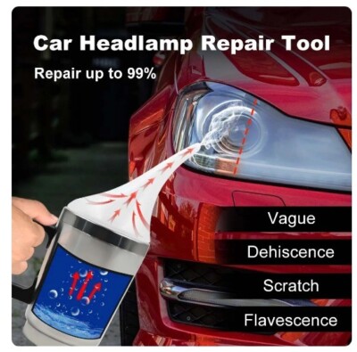 800g Car Headlight Chemical Polishing Kit Liquid Polymer Headlights ...