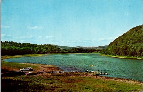 Vintage Postcard North Branch Susquehanna River Mehoopany Pennsylvania ...