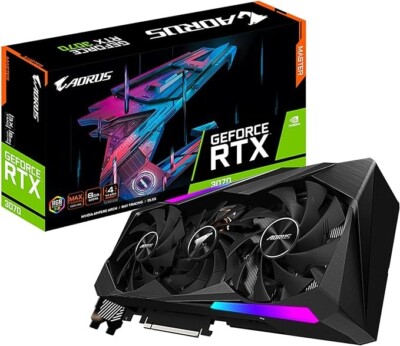Gigabyte AORUS GeForce RTX 3070 Master 8G Graphics Card, 3X WINDFORCE ...