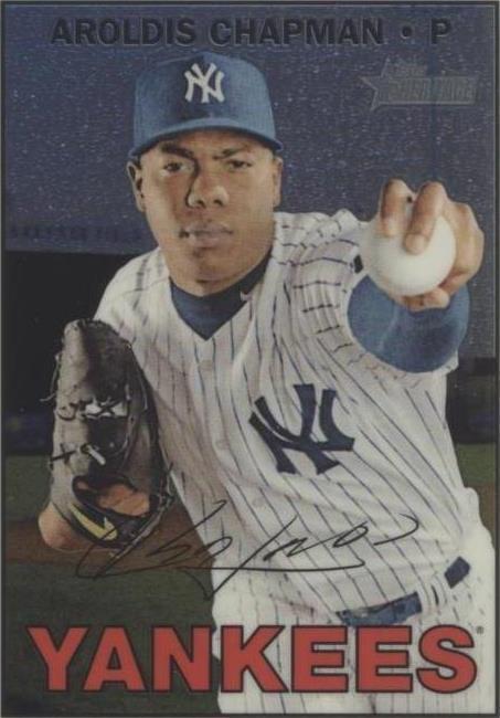 2016 Topps Heritage High Number - Aroldis Chapman #THC-718 Chrome /999 ...