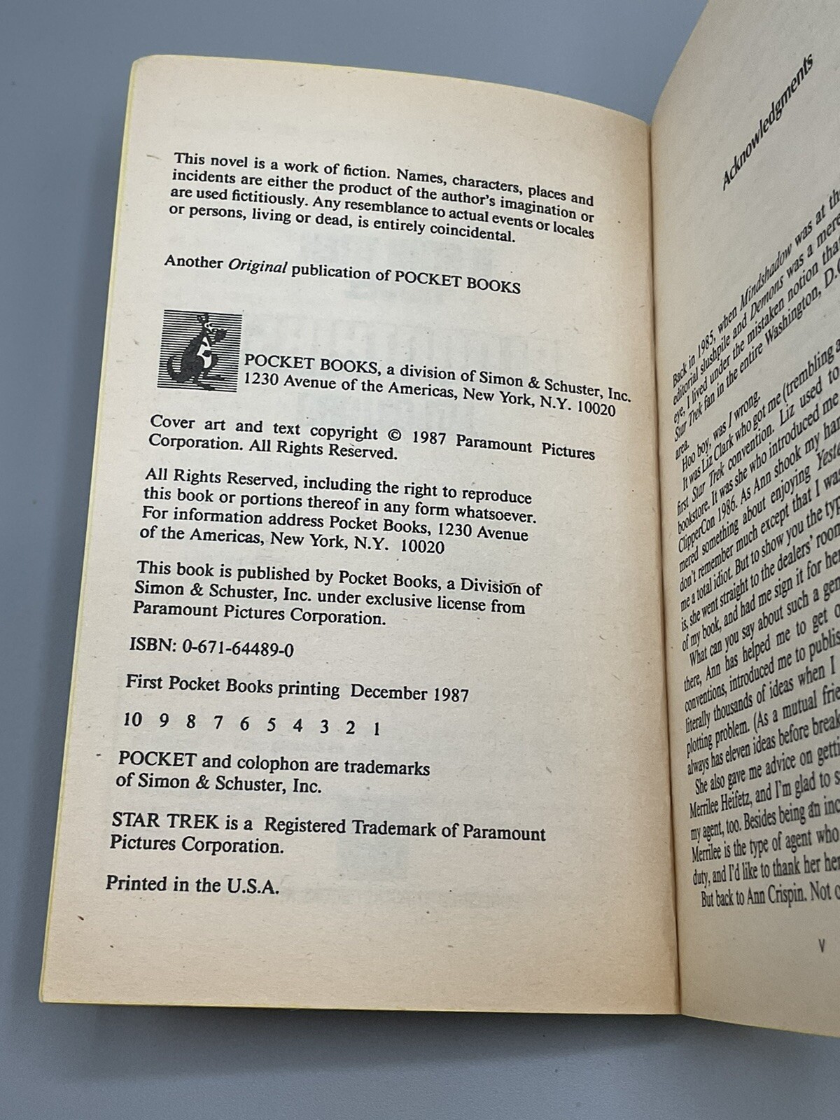 Star Trek Bloodthirst J.M. Dillard Vintage Paperback | eBay