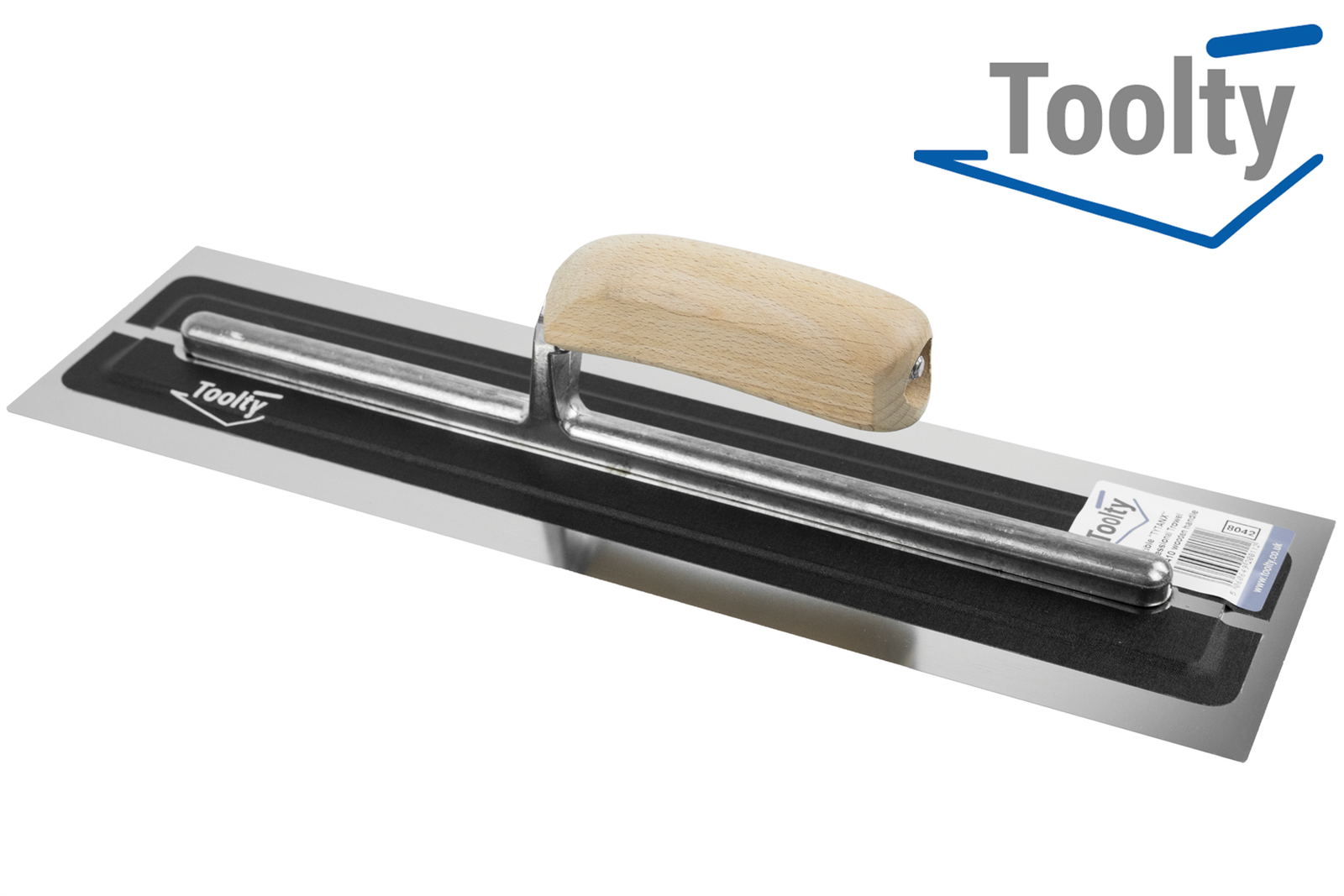 TOOLTY Super Flexible Plaster Stainless Steel Trowel Wooden Handle - 16 ...